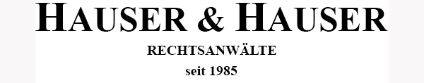 Rechtsanwalt Hauser & Hauser